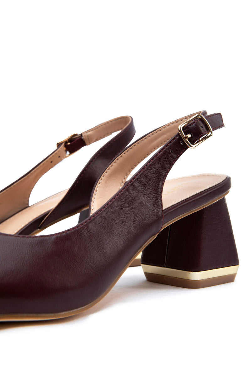 Plum Block Heels – Rilancio